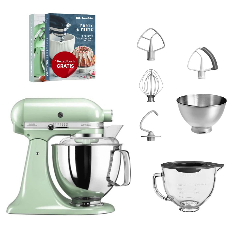 KitchenAid 5KSM175 Artisan Küchenmaschine | 4,8 L, robust